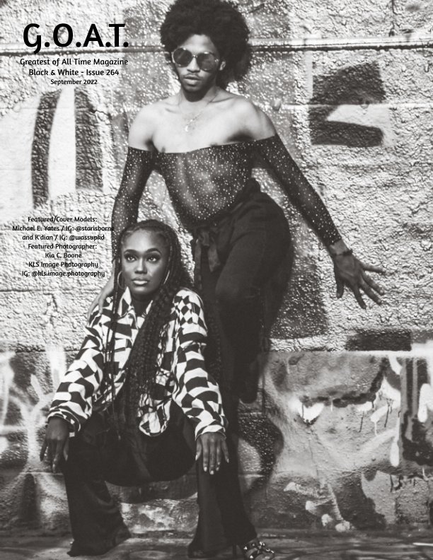 GOAT Issue 264 Black and White September 2022 de Valerie Morrison, O ... GOAT Issue 264 Black and White September 2022 de Valerie Morrison, O ...